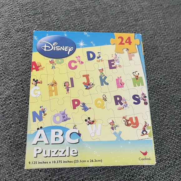 Disney | Toys | Disney Abc Puzzle With Colorful Letters And Characters ...